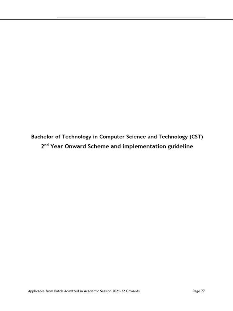 CST PDF | PDF | Thesis | Computer Programming