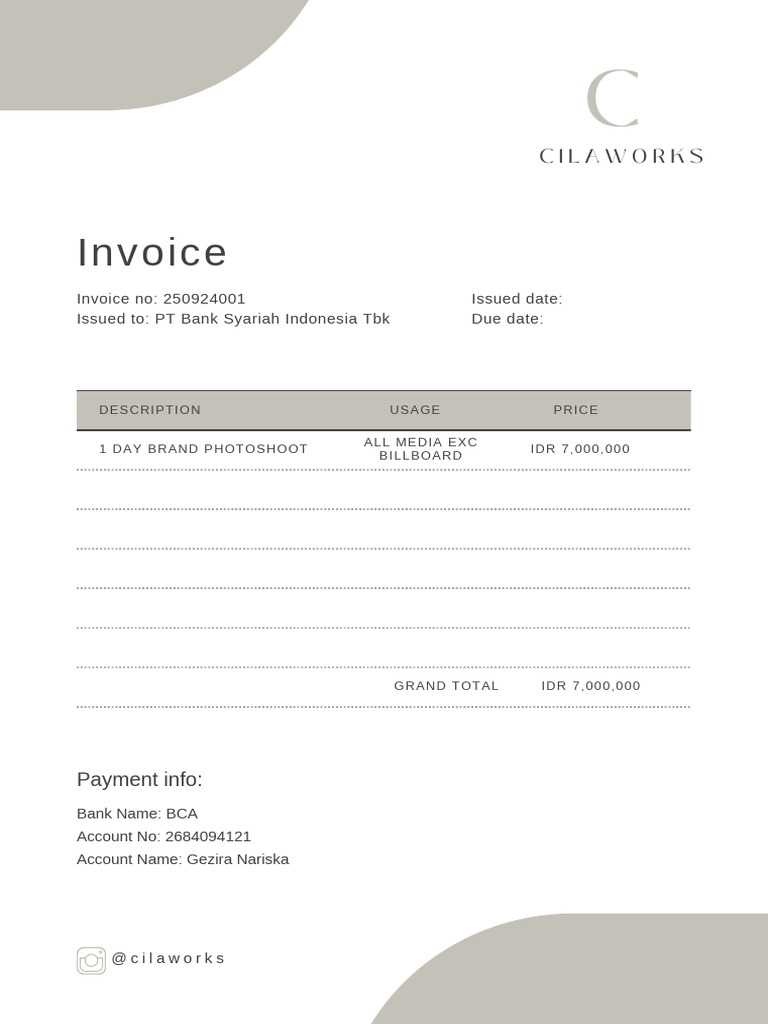 CW Invoice BSI | PDF