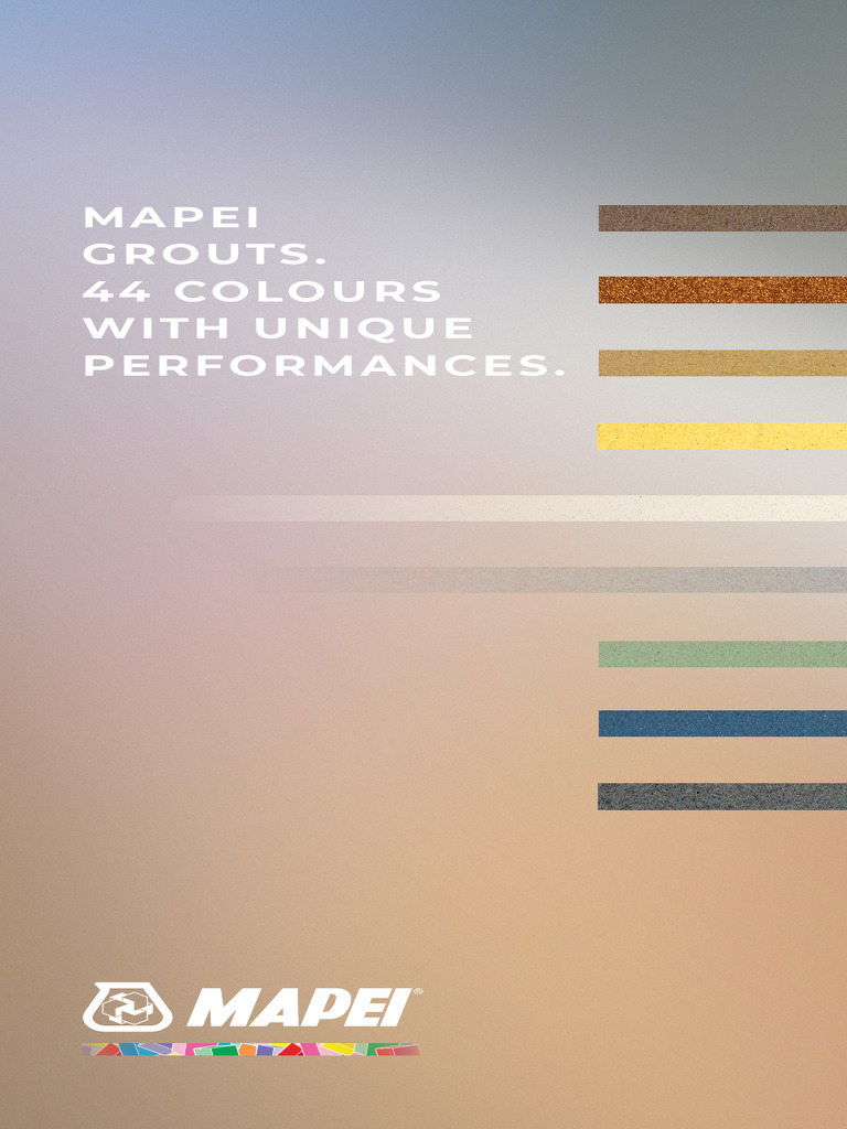 Mapei 2022 Grout Colour Chart | PDF | Tile | Mortar (Masonry)