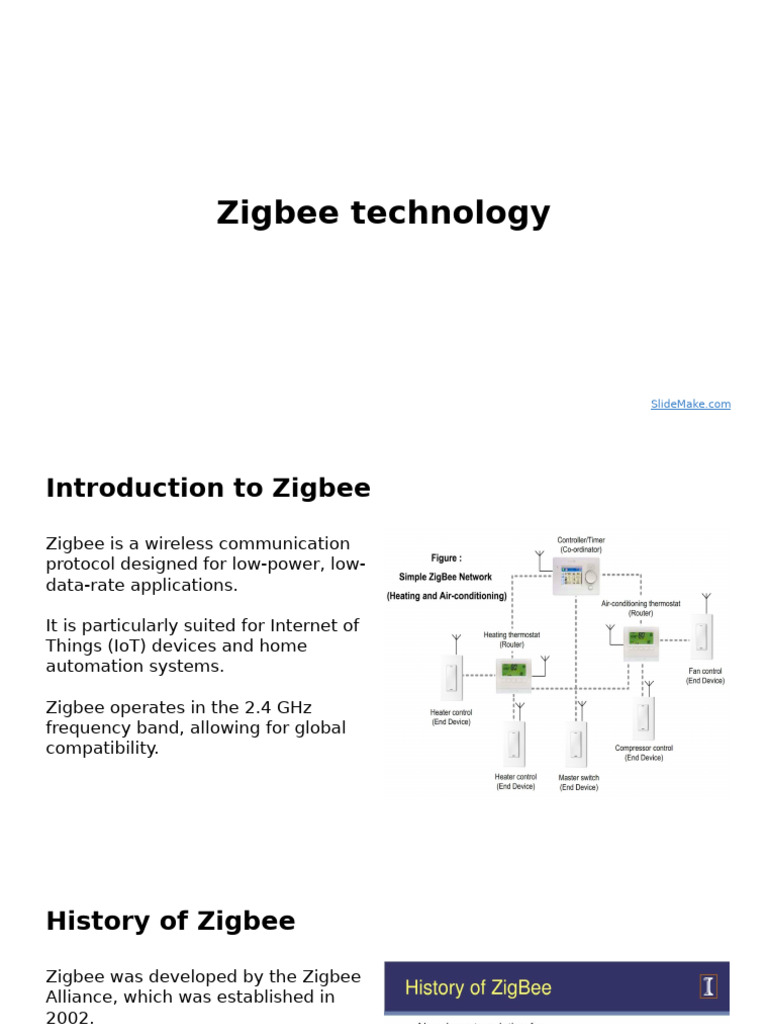 Zigbee Technology | PDF | Computer Network | Internet Of Things