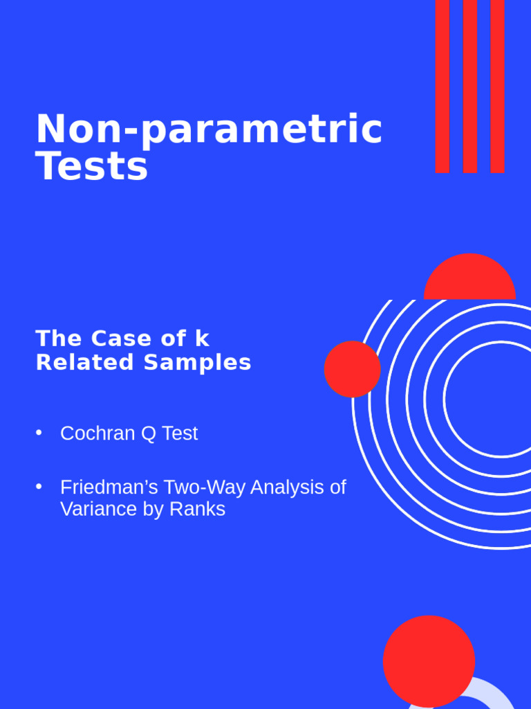 Non-Parametric Tests | PDF | Statistical Hypothesis Testing | Hypothesis