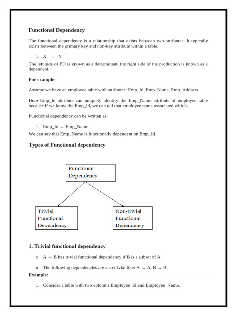UNIT-3 Functional Dependency | PDF | Data Model | Information Technology Management
