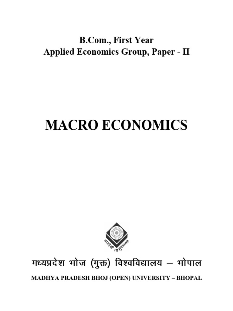 Macro Economics | PDF | Macroeconomics | Economics