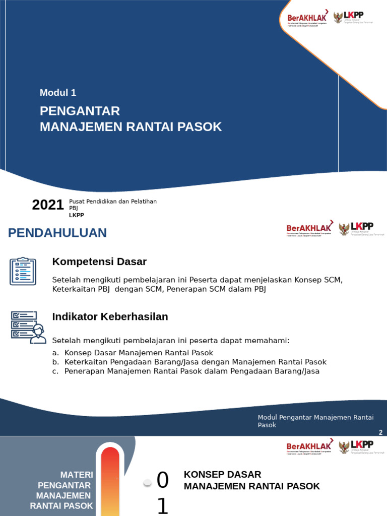 Slide Modul 1 Pengantar SCM-V2.1 | PDF