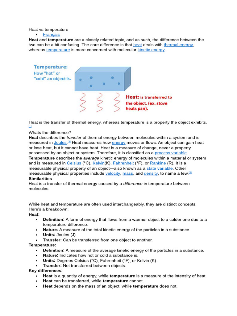 POM CH 4 Heat Vs Temperature | PDF | Temperature | Celsius
