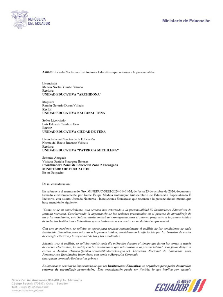 Mineduc CZ2 15D01 2024 3404 o | PDF | Modificación de comportamiento | Aprendizaje