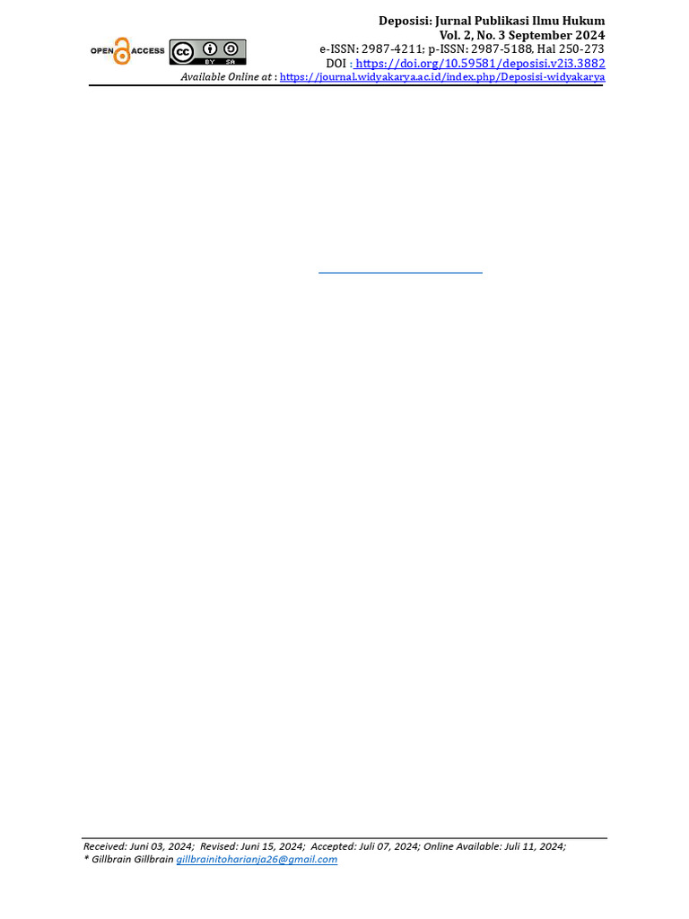 Deposisi+ +Volume+2,+No.+3,+September+2024+Hal+250 273 | PDF