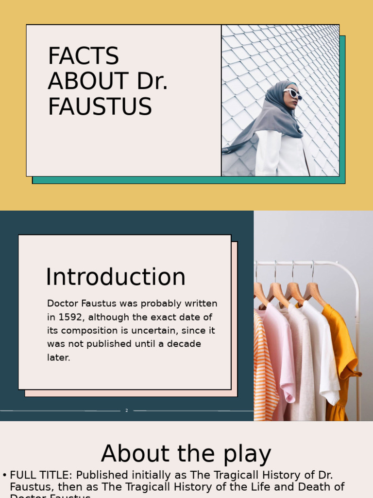 Facts About Dr. Faustus | PDF | Seven Deadly Sins | Religious Belief And Doctrine