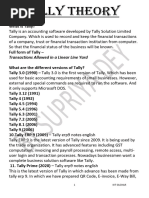 Tally Erp 9 Notes | PDF | Debits And Credits | Business