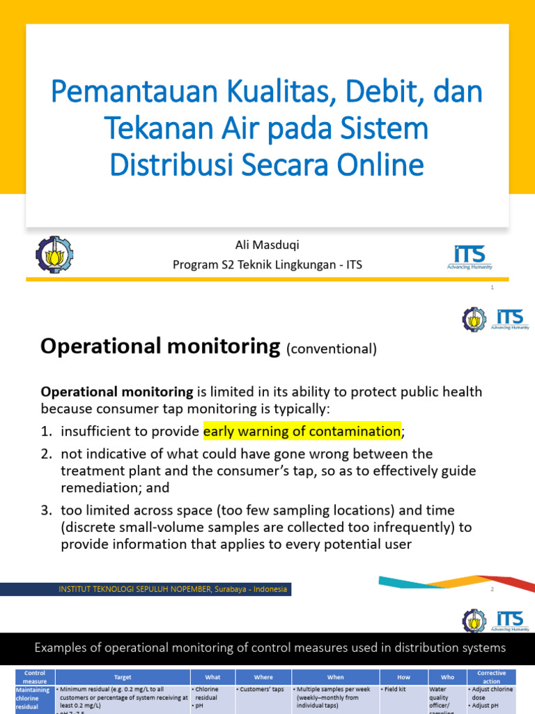 Monitoring Distribusi Air Minum Online | PDF | Water Quality | Computer Network