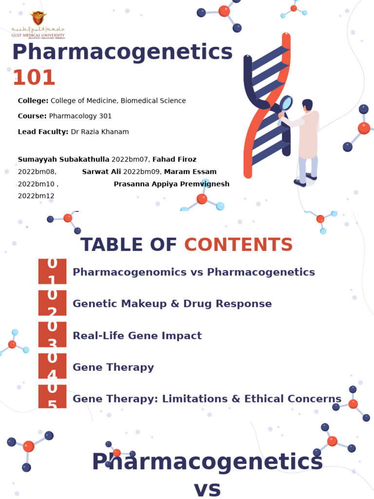 Understanding Pharmacogenetics | PDF | Pharmacogenomics | Gene Therapy