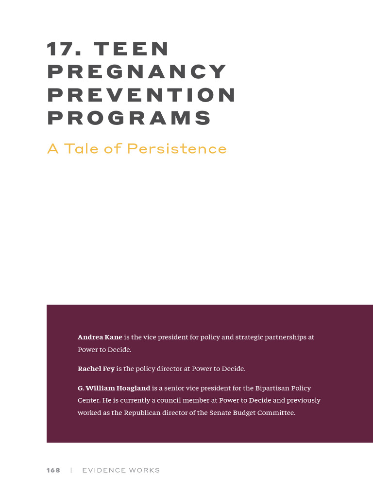 Download | PDF | Teenage Pregnancy | Evaluation