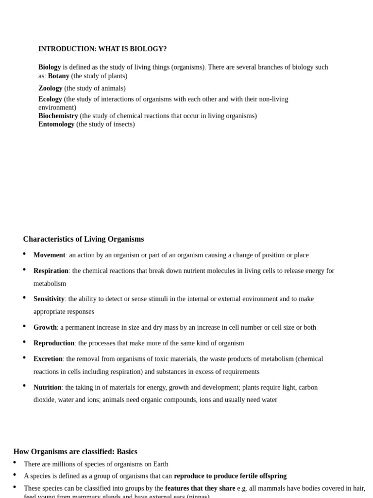 Mahachi Presentation Biology (Autosaved) | PDF | Biology | Cell (Biology)