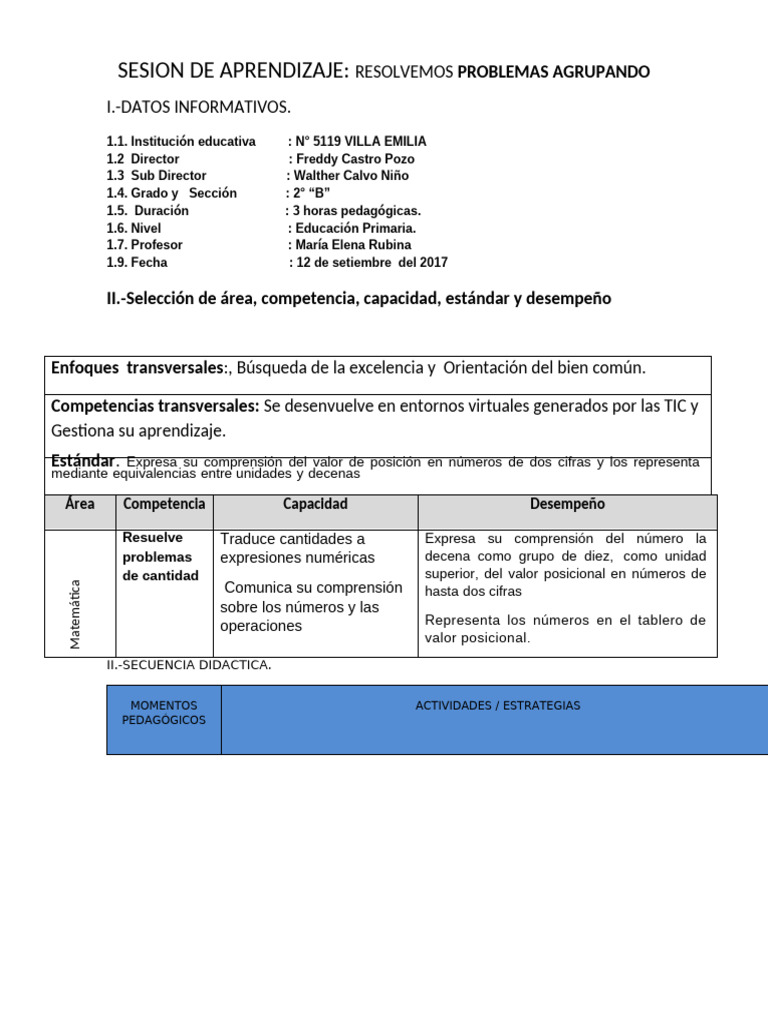 Sesion de Agrupacion | PDF | Modificación de comportamiento | Aprendizaje