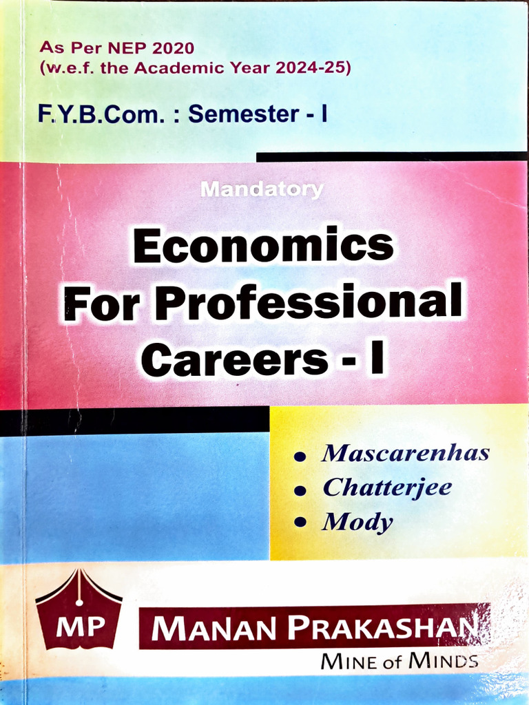 1 Semester ECONOMICS 1 | PDF