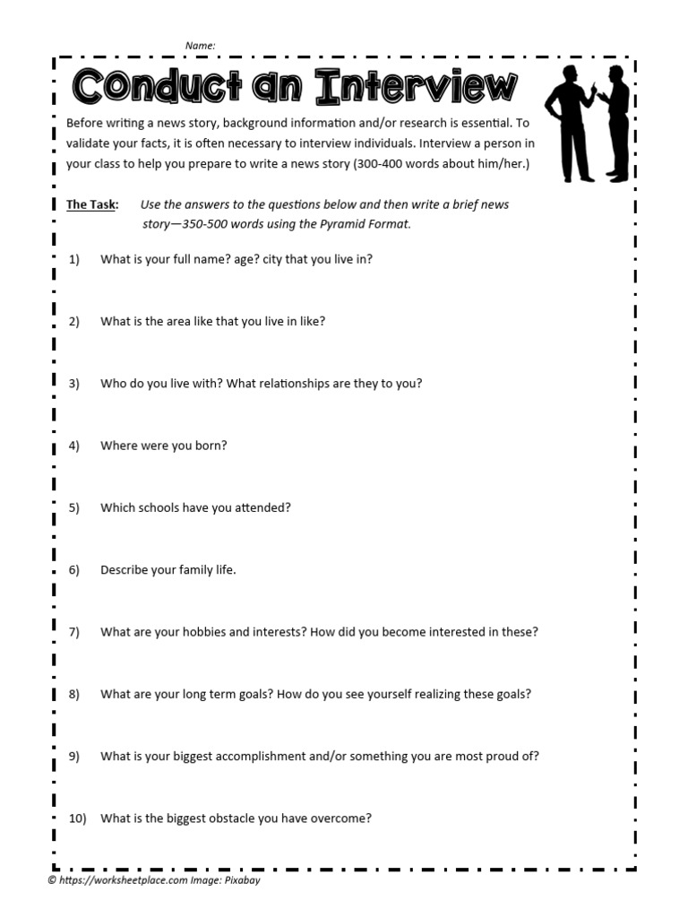 Conduct-News-Interview-Activity - Feature | PDF
