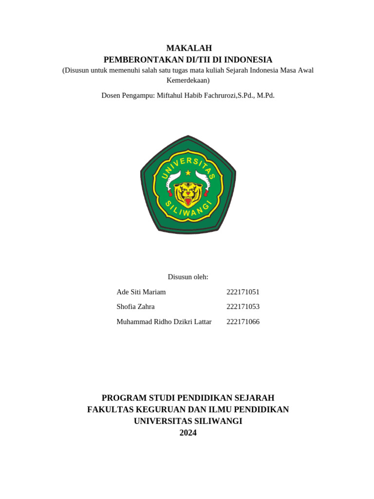 Makalah Di Tii Kel 9 | PDF