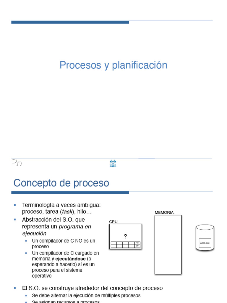 Gestión de Procesos y Hilos en SO | PDF | Hilo (Computación) | Proceso (Computación)