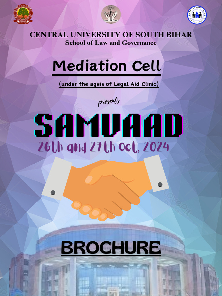 Samvaad Brochure | PDF | Mediation | Alternative Dispute Resolution