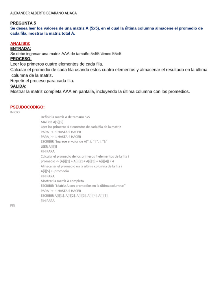 Pregunta 5 Tarea 4 | PDF