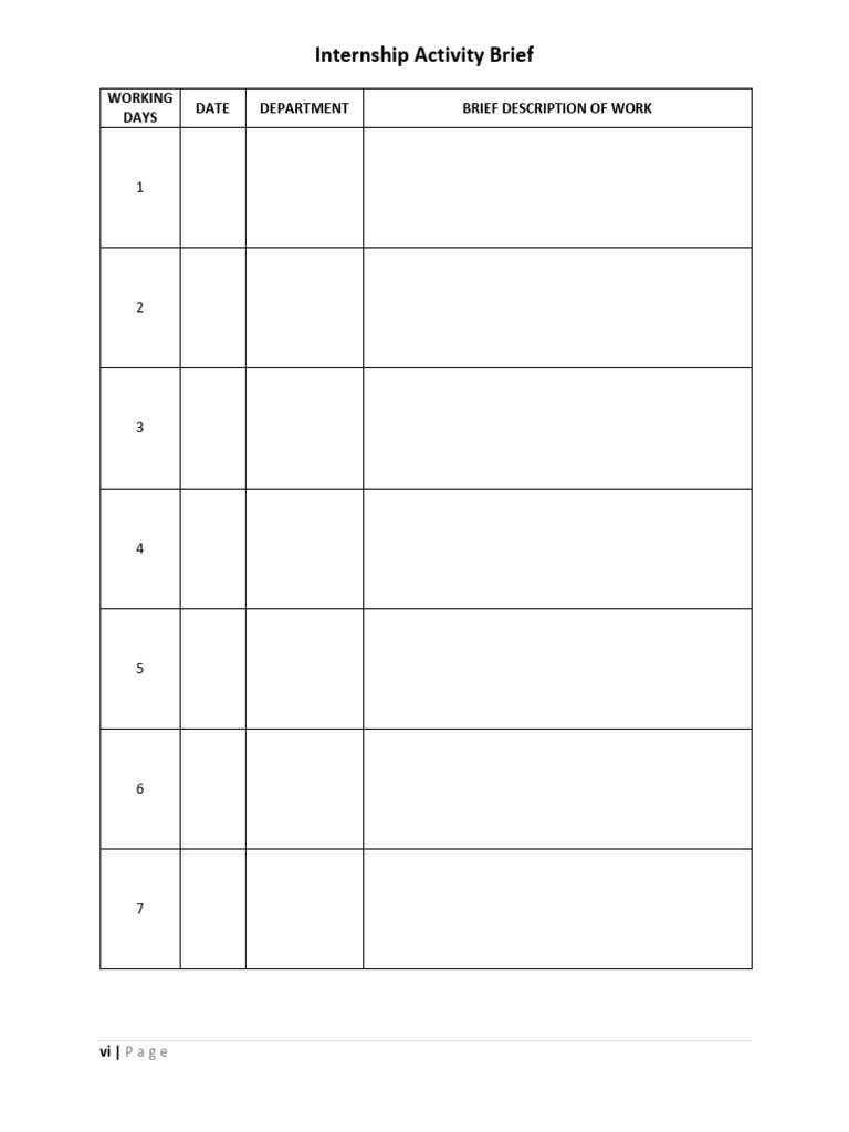 Activity Brief | PDF