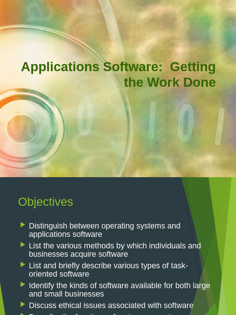 7 Applications Software | PDF | Software | Application Software