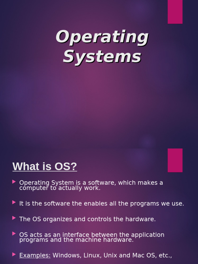4 Operating Systems11!9!07 | PDF