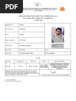 BCST Maths Admit Card | PDF