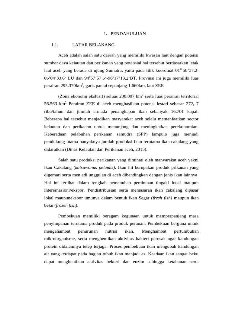 Proposal Elsa PKL III-1 | PDF