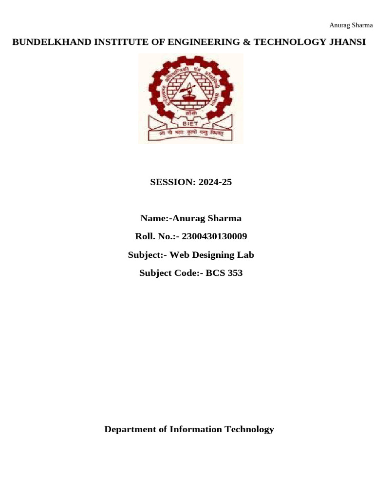 Computer Organisation Lab File BCS352 | PDF | Logic Gate | Computer Engineering
