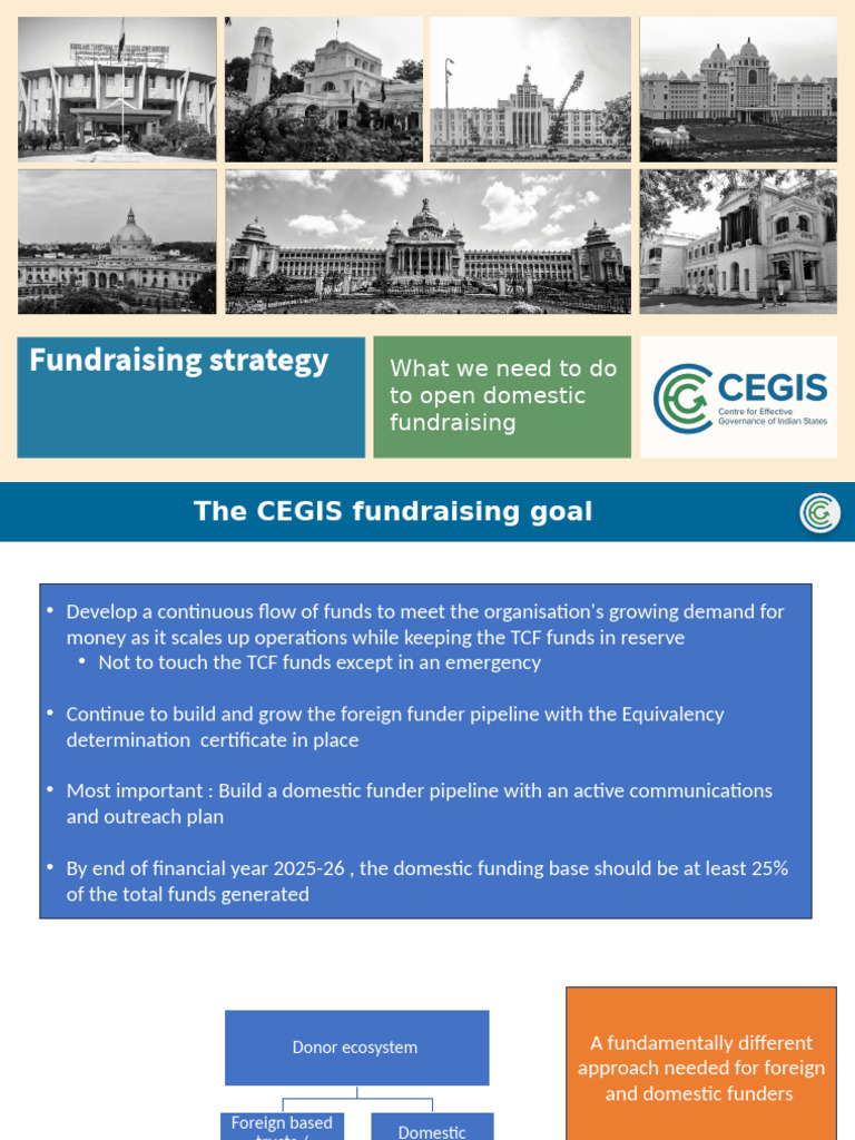 CEGIS Donor Pitch | PDF | Fundraising | Economies