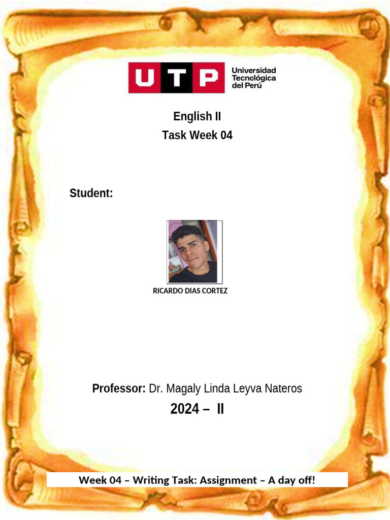 Task 4 Ingles II | PDF