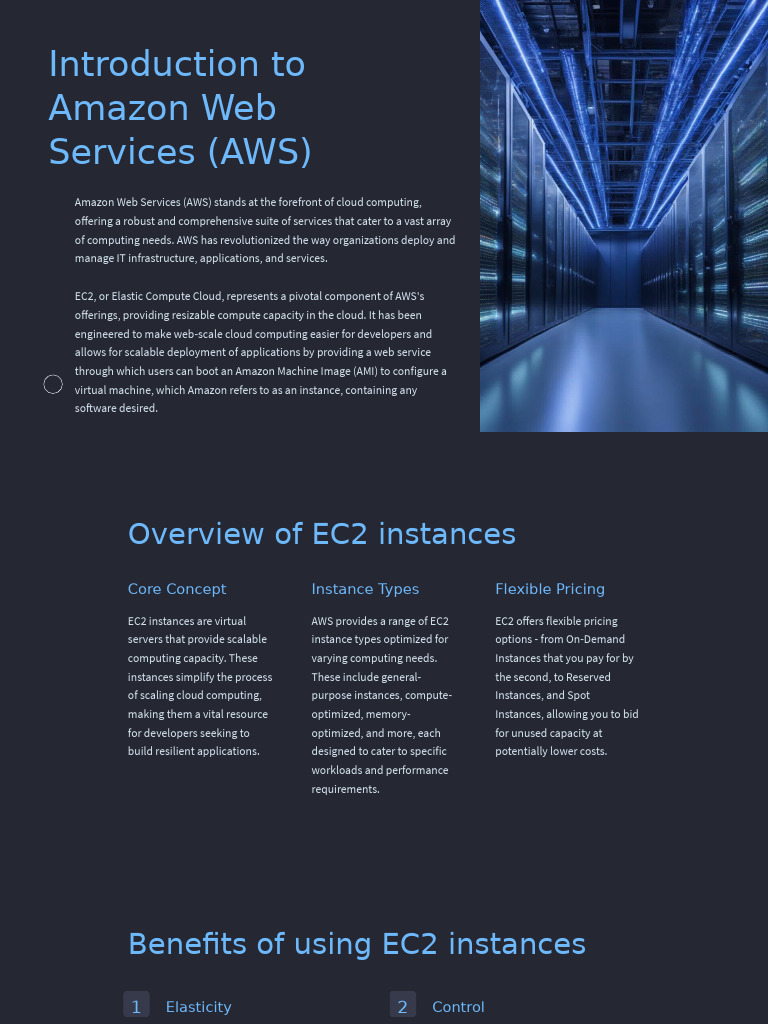AWS EC2: A Comprehensive Guide | PDF | Cloud Computing | Scalability