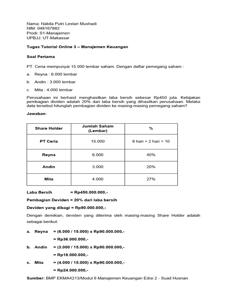 EKMA4213 - Tugas3 - Nabila Putri Lestari Mushadi | PDF
