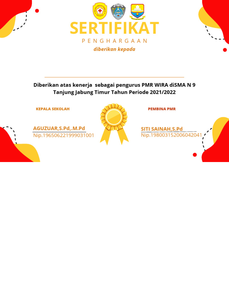Sertifikat PMR | PDF