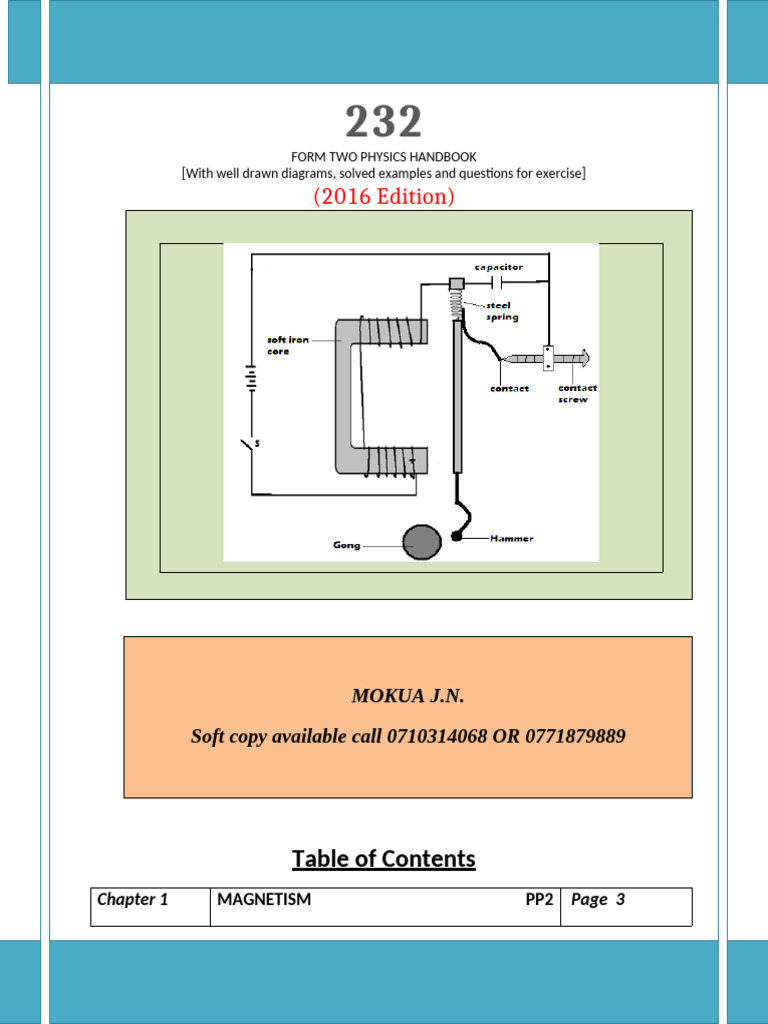 Forn 2 Physics Notes | PDF | Magnetism | Magnet