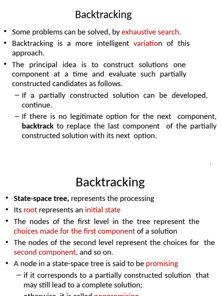 Backtracking-N Queen Problems | PDF | Combinatorics | Computer Programming Backtracking-N Queen Problems | PDF | Combinatorics | Computer Programming