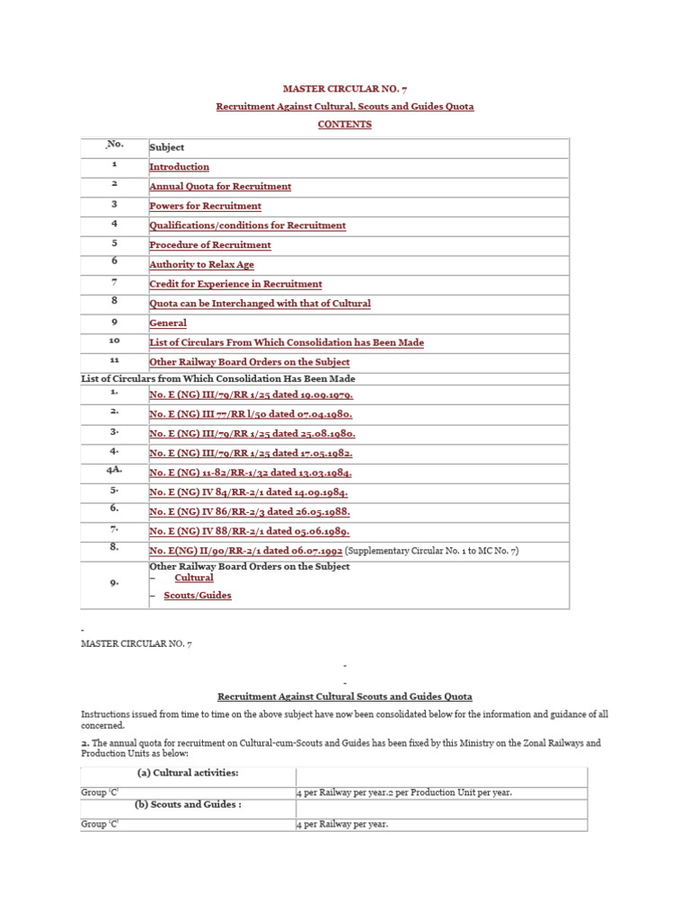 Master Circular 7 | PDF | Justice | Crime & Violence