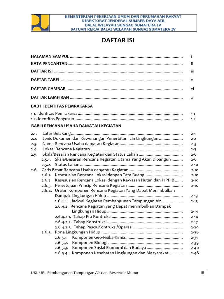 DAFTAR ISI Yang Benar | PDF