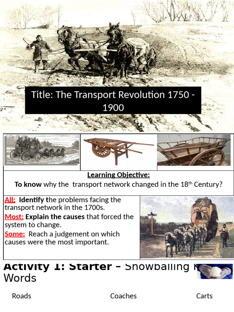 Transport Rev Intro Lesson | PDF | Cart