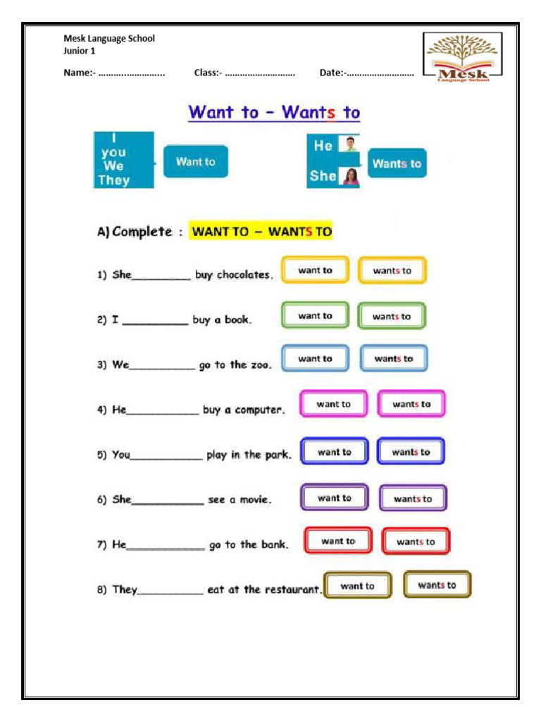 Unit 2 Grammar Extra Sheet | PDF
