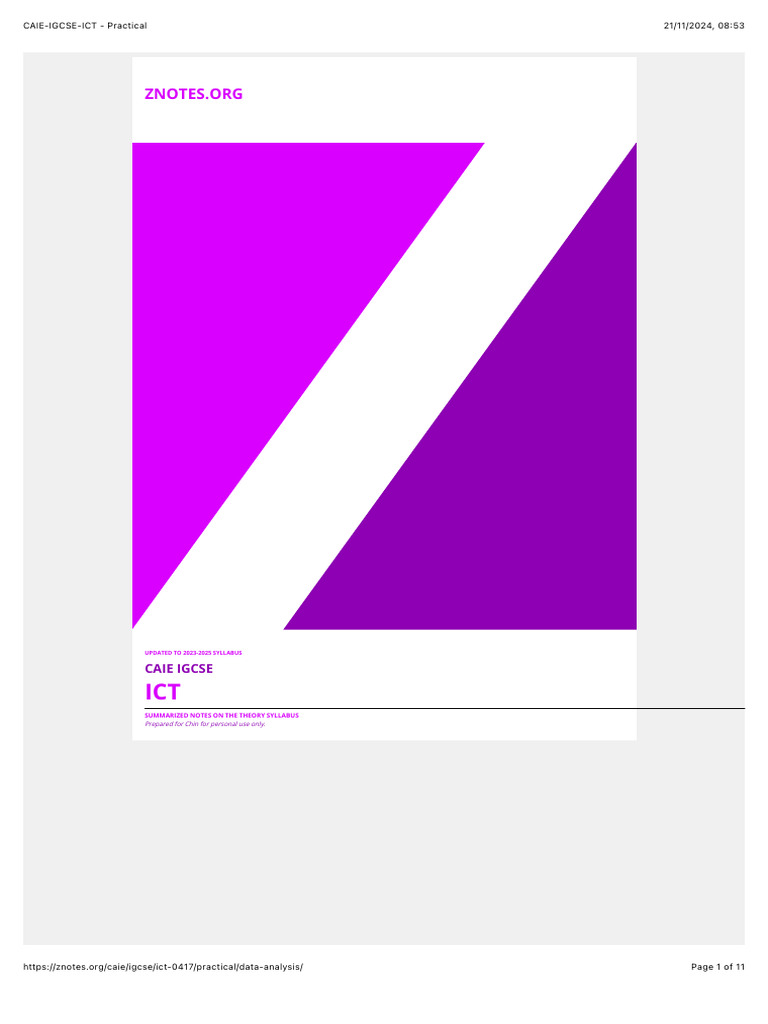 CAIE-IGCSE-ICT - Practical | PDF | World Wide Web | Internet & Web CAIE-IGCSE-ICT - Practical | PDF | World Wide Web | Internet & Web