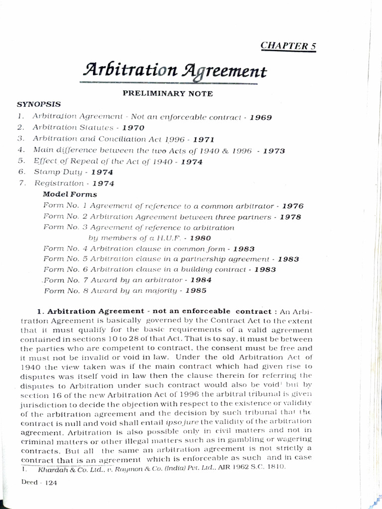 Draft Arbitration at Clause-Agreement & Award | PDF | Arbitration | Arbitral Tribunal