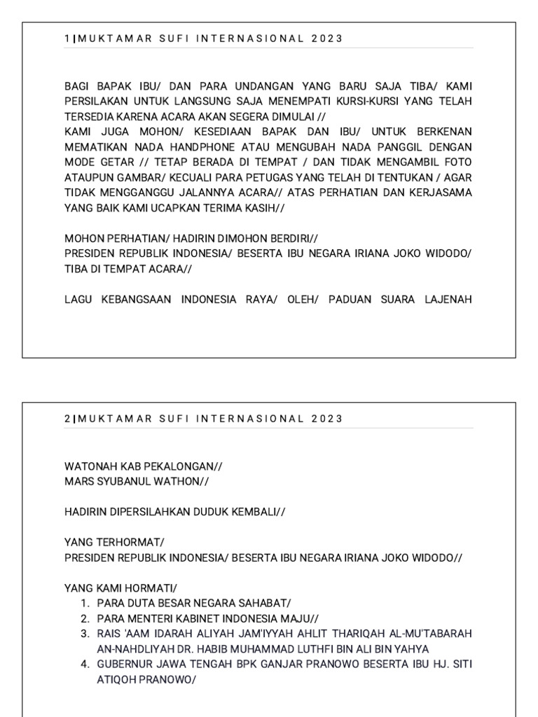 Formal - Cue Card | PDF