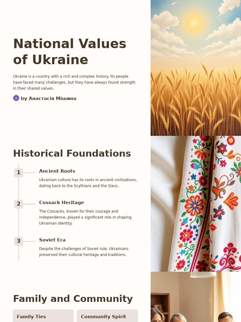 National Values of Ukraine | PDF