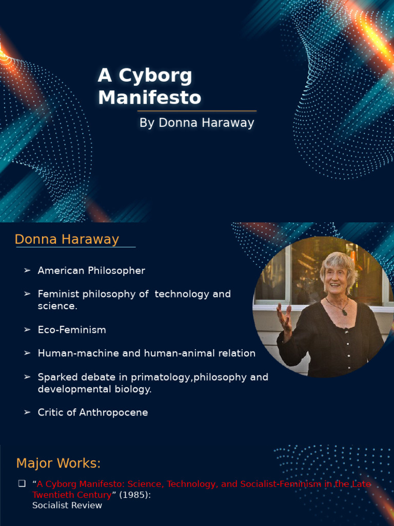 Haraway's Cyborg Manifesto Explained | PDF