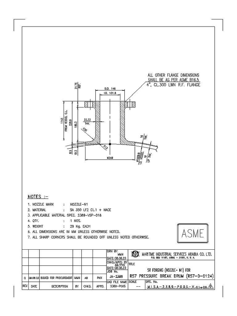 Misa-2389-P004-V SHT-01 | PDF