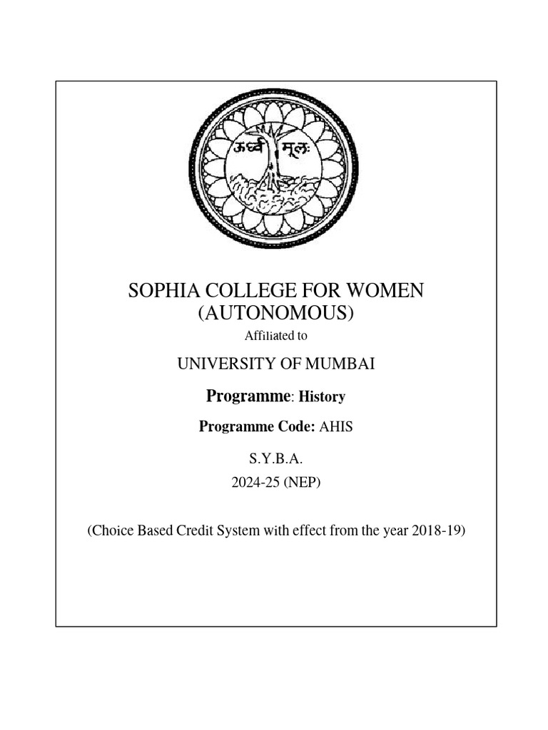 History Syl Lab Us 20242025 Syb A | PDF | Mughal Empire | Knowledge