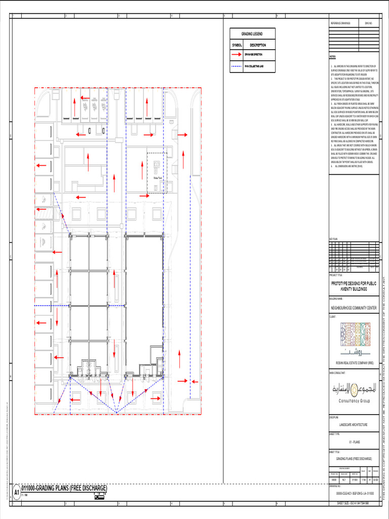 Prototype Grading Plans for Algeria | PDF | Drainage | Soil Science