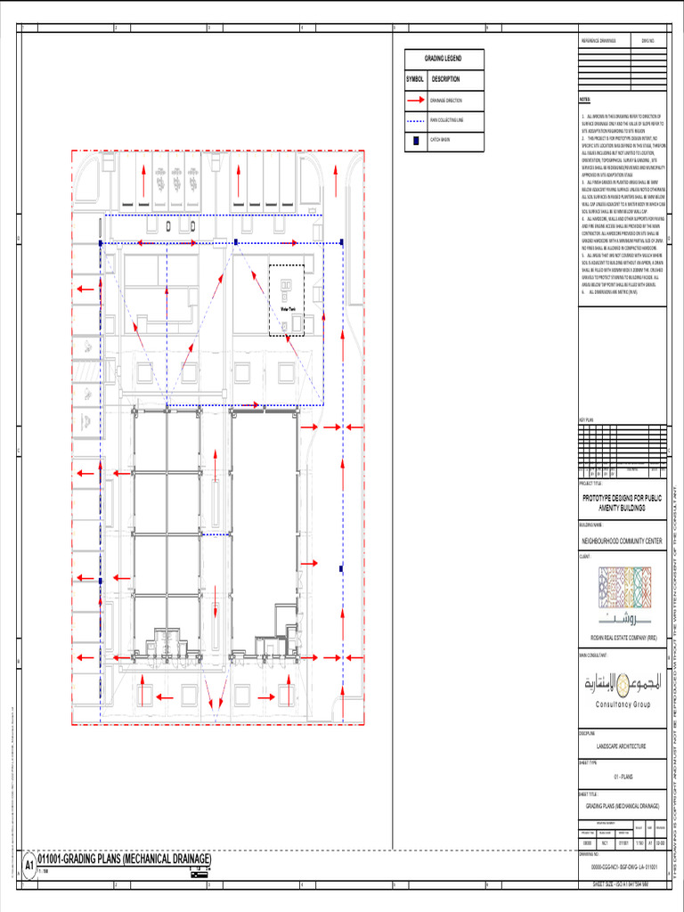 CGG NC1 BGF DWG La 011001 | PDF | Drainage | Landscape